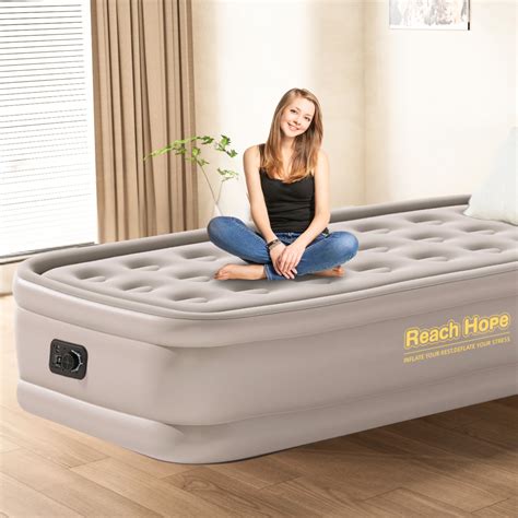 Reach Hope Twin Air Mattress With Built In Pump Portable