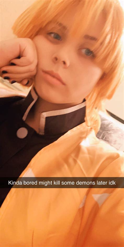 Zenitsu Cosplay Demon Slayer Kimetsu No Yaiba Amino