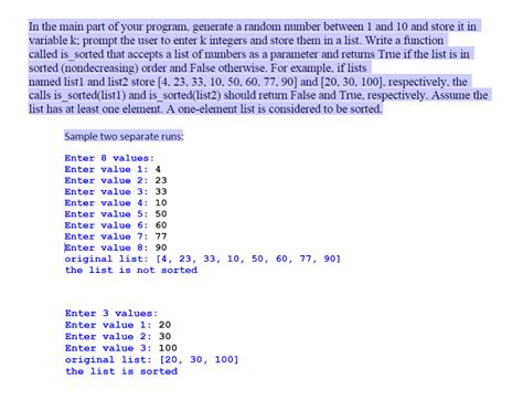 solved in the main part of your program generate a random