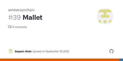 Mallet Issue Aertslab Pycistopic Github