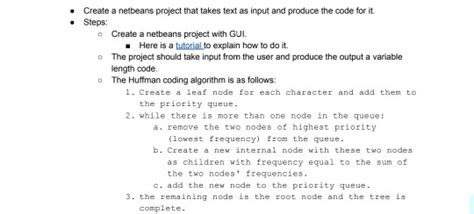 Solved • Create A Netbeans Project That Takes Text As Input
