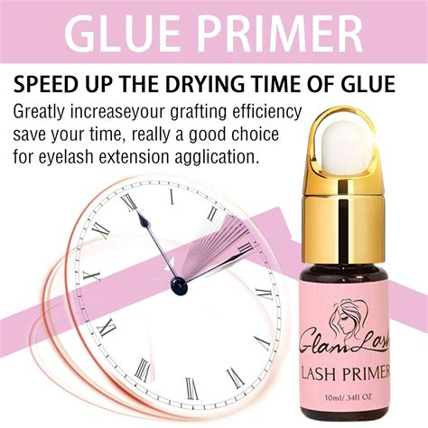 Lash Primer 10ml For Eyelash Extensions Pre Treatment For Semi Permanent Lashes Removes