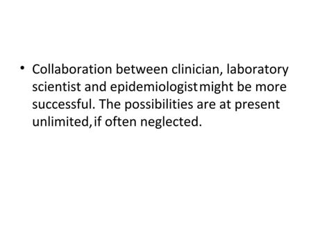 Applications Of Epidemiology Ppt