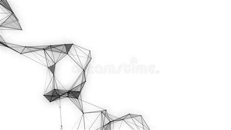 plexus fantasy abstract technology abstract geometric background with