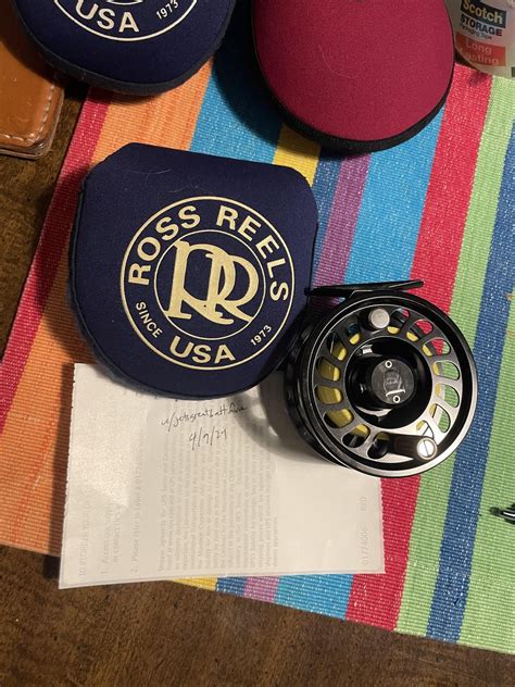 Wts 2 Ross Reels Canyon Bg3 And Spare Spool Black Barely Used R