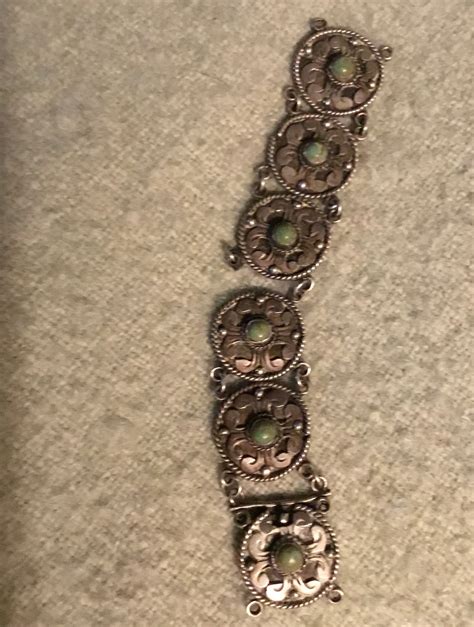 Vintage Mexican Silver Bracelet Taxco 980 Etsy