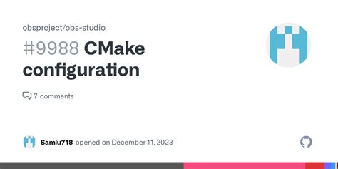 CMake Configuration Issue Obsproject Obs Studio GitHub
