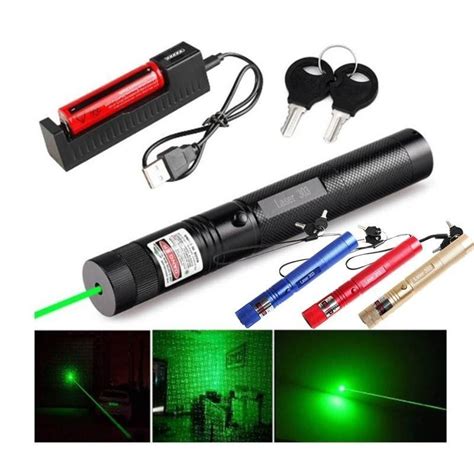 Green Laser Pointers 532nm 10000m High Power Laser 303 Lazer Sd Burning Powerful Blue Laser