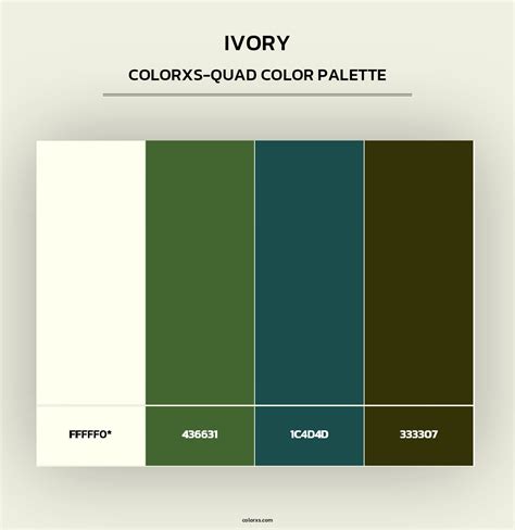 Ivory Color Palettes