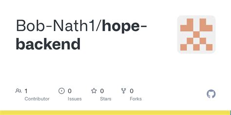 Github Bob Nath1hope Backend