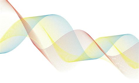 Modern Simple Abstract Seamlees Red Blue Yellow Color Wavy Air Line Pattern Art Work 35800027