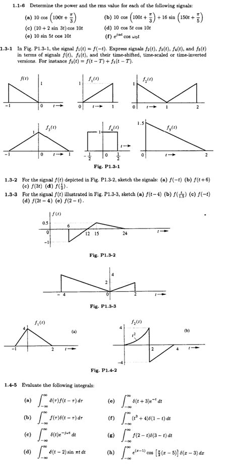 Solved 1 1 6 Determine The Power And The Rms Value For Each