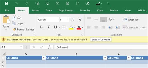 Manage Security In Excel