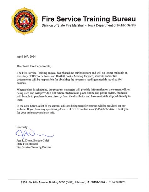 Fire Service Training Bureau Iowa Department Of Public Safety