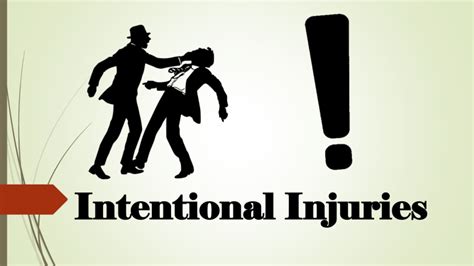 Intentional And Unintentional Injuries Worksheet