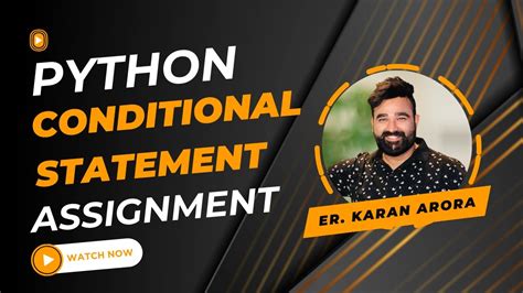 python condition statements assignment if else statement important