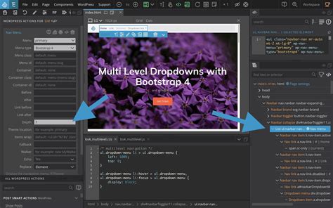 Adding Multiple Levels Of Submenus To A Bootstrap 4 Navigation Bar In