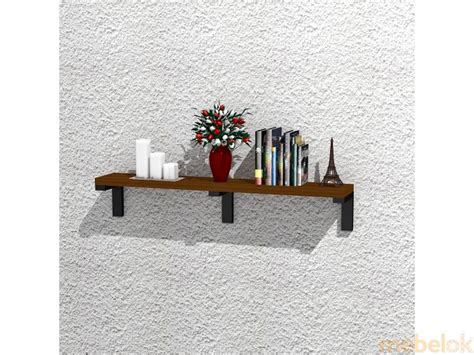 Подвесная полка Лофт ПНЛ-4 140 x 20 x 20: купить в мебельном магазине ...