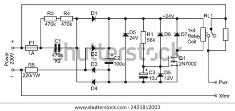 Relay Coil Over Royalty Free Licensable Stock Illustrations