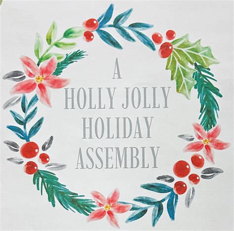 Holly Jolly Holiday Assembly Bennetto Elementary School