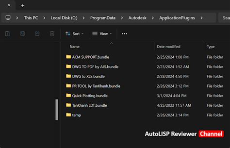 Autolisp Reviewer Tự động Tải Lisp Dll Arx Vào Autocad Triển Khai ứng Dụng Trên Máy Khách
