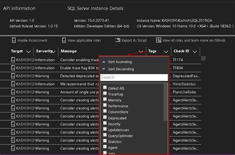 The SQL Server Assessment Extension For Azure Data Studio