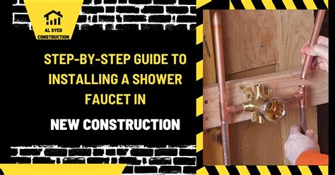 How To Install A Shower Faucet