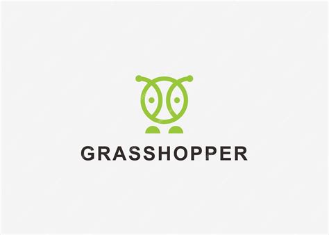 Premium Vector Robot Grasshopper Logo Design Vector Illustration