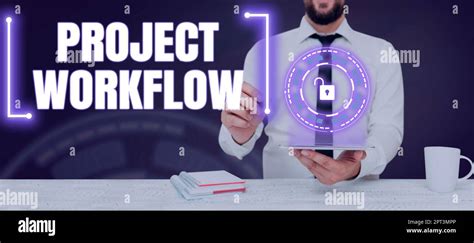 Hand Writing Sign Project Workflow Internet Concept Evaluate Your Ability To Appropriately Form