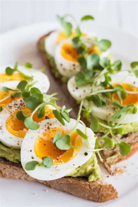 Hard Boiled Egg And Avocado Toast Lazy Apron