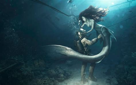 Underwater Mermaid Wallpapers Wallpaper Cave