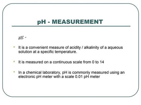 Ph Determination Electrometric Method Pptx
