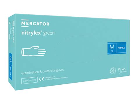 Nitrylex Light Green Nitrile Gloves Medium