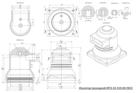 Проходной изолятор ИПЭ-10-310-00.УХЛ2 - МЭКСА-ком