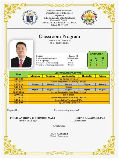 Deped Classroom Program Sy 2022 2023 Pdf Academic Term Teachers