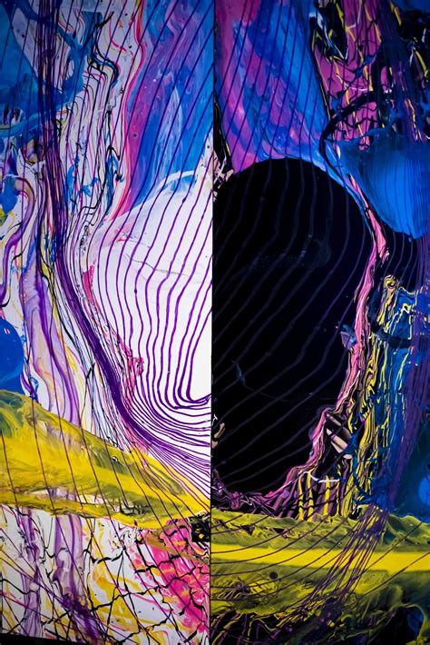 Warped Pendelum Double Wooden Panels 4 X 8 X 2