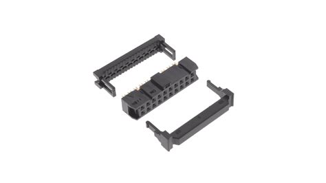 Rs Pro 20 Way Idc Connector Socket For Cable Mount 2 Row Rs