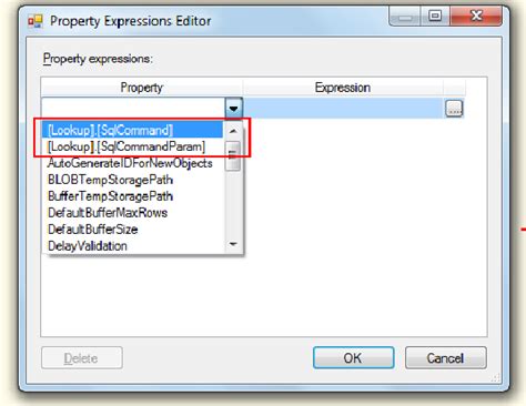 ssis lookup transformation advanced editor modify the sql statement
