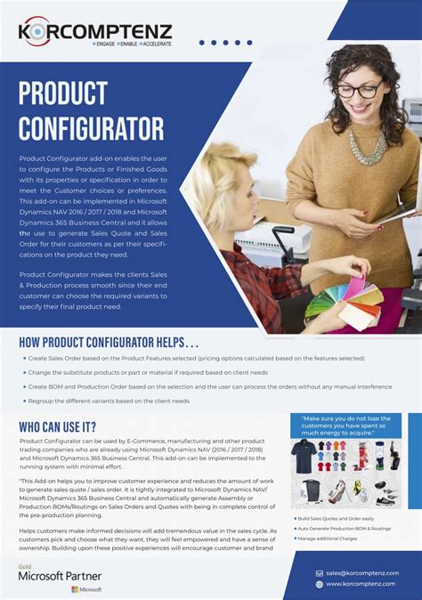 Product Configurator On Dynamics 365 Business Central And Dynamics Nav