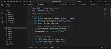 my first react js project converting a dice game from vanilla