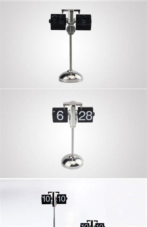 欧式复古天平自动翻页钟机械翻牌时钟家用客厅时尚座钟摆钟装饰品 阿里巴巴