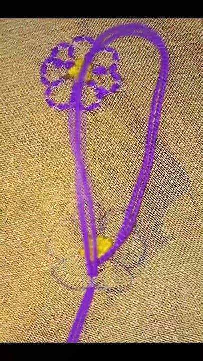 Simple Flowers Embroidary Youtube