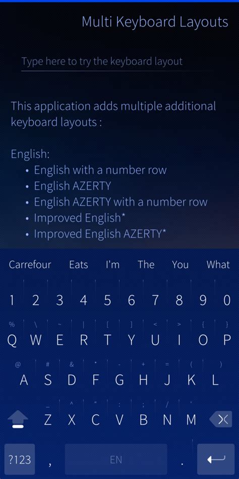 Multi Keyboard Layouts — Community Repository System