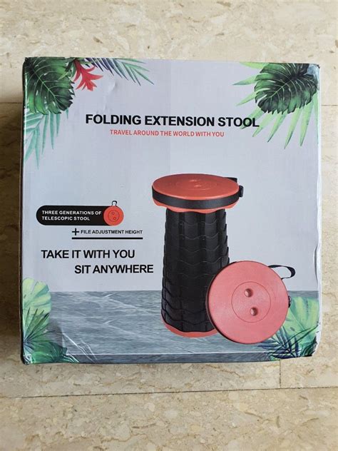 Folding Extension Stool Furniture And Home Living Outdoor Furniture On Carousell