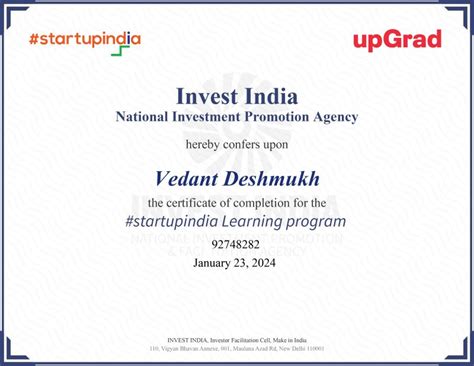 Vedant Deshmukh On Linkedin Startupindia Startups Investindia