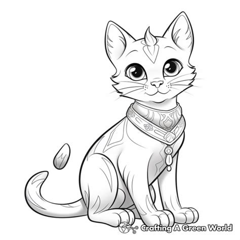 Detailed Cat Coloring Pages Free And Printable