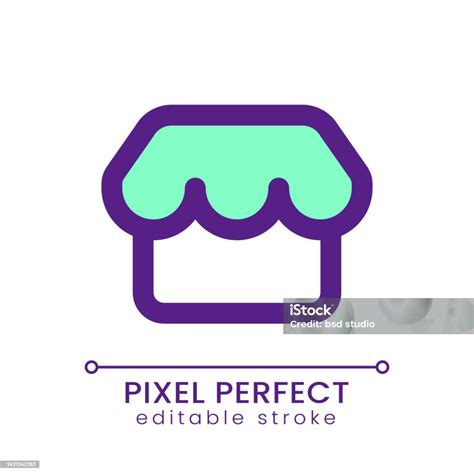 상점 픽셀 완벽한 Rgb 색상 Ui 아이콘 개념에 대한 스톡 벡터 아트 및 기타 이미지 개념 그래픽 사용자 인터페이스 기업가 Istock