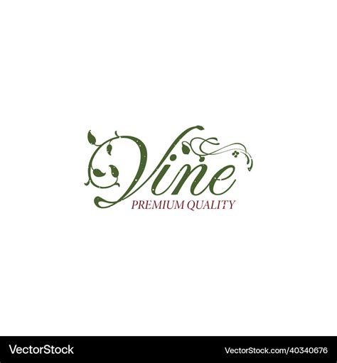 Vine White Logo