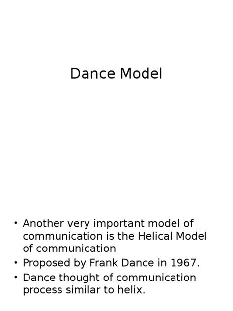 Dances Helical Model Of Communication Pdf
