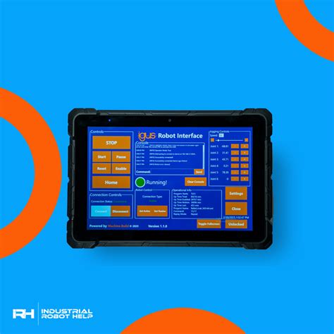 Advanced Hmi System For Igus Robots Industrial Robot Help